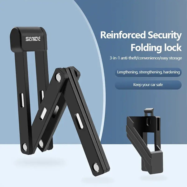 Unbreakable Anti-Theft Folding Bike Lock - Maximum Security – About Camping