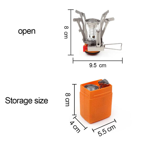 Portable Gas Stove Folding 3000W Mini Stove Cooker - About – About Camping