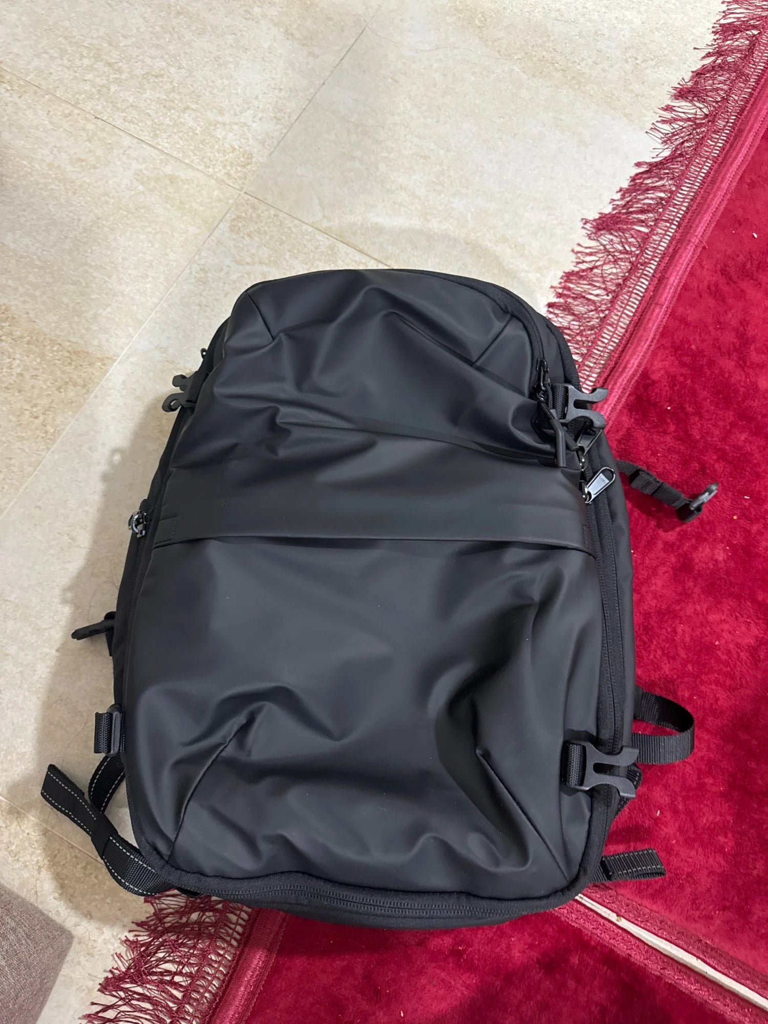 Travel Backpack with Vacuum Compression: 60L Expandable – About Camping